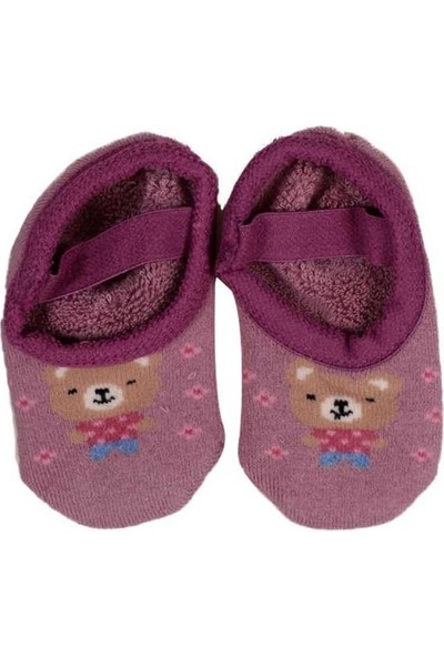 Katamino Katamino Havlu Patik Çorap 83021 | Mürdüm