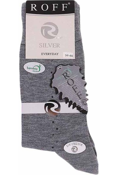 Roff Roff Bambu Çorap 14115 | Gri