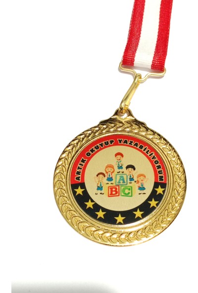 Ben Artık Okuyorum Yazıyorum Madalyası 5 Li Adet