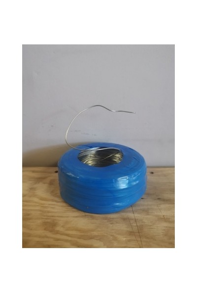 Sam Tel Makara Düz Tel Galvanizli Bahçe Çit Bağlama Teli 1,2 mm 1 kg