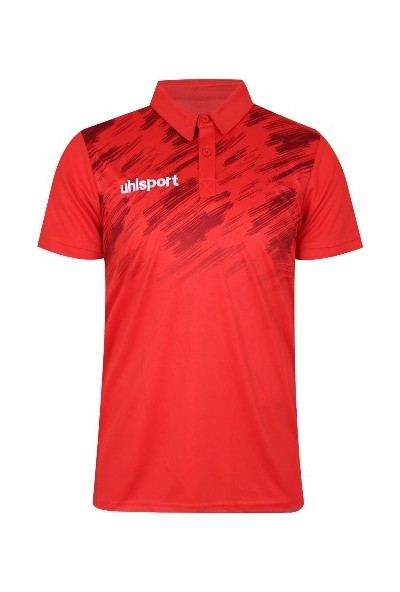Uhlsport Brush Kırmızı Erkek Polo Yaka T-Shirt