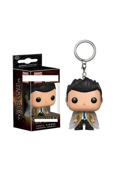 HaiTun Castiel Anahtarlık Anime Pop Doğaüstü Anahtarlık Kolye
