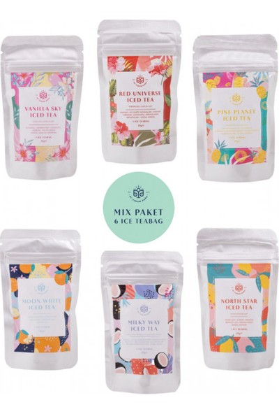Bi Yudum Doğa 6'lı Mix Soguk Çay Mix Pack Iced Tea