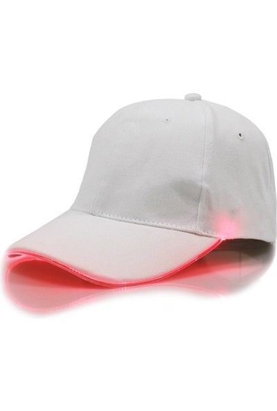 Xphonestore LED Işıklı Şapka - Beyaz (Yurt Dışından)