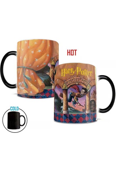 Janae Isıya Duyarlı Renk Değiştiren Seramik Kupa - Siyah (Yurt Dışından)