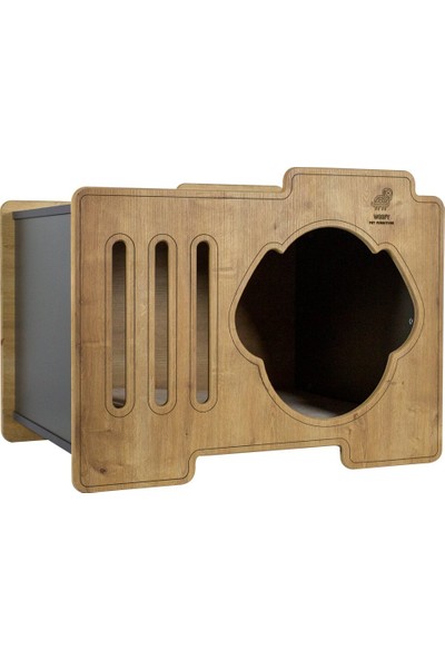 Woofy Pet Furniture Woof Köpek Evi 5A 81X59X61 cm