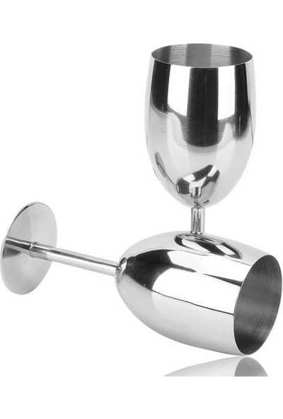 Htcoltd 1 Adet 265 ml Paslanmaz Çelik Şarap Kupası (Yurt Dışından) Htcoltd 1 Adet 265 ml Paslanmaz Çelik Şarap Kupası (Yurt Dışından)