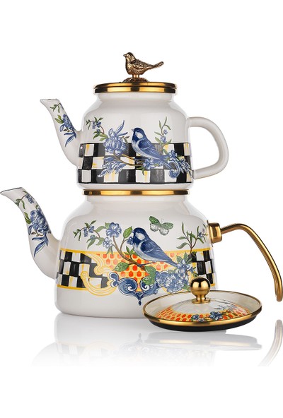 Schafer Beauty Emaye Çaydanlık -