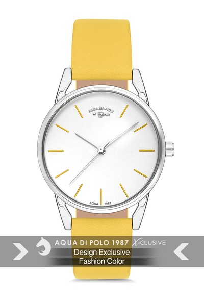 Aqua Di Polo 1987 APSV1-A6201-KDS51 Deri Kadın Kol Saati Aqua Di Polo 1987 APSV1-A6201-KDS51 Deri Kadın Kol Saati