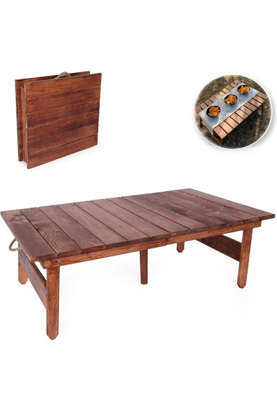 110 cm Koyu Katlanabilir Kamp Masa Seti Bahçe Masası - Balkon Masası - Kamp Masası - Yer Sofrası 110 cm Koyu Katlanabilir Kamp Masa Seti Bahçe Masası - Balkon Masası - Kamp Masası - Yer Sofrası