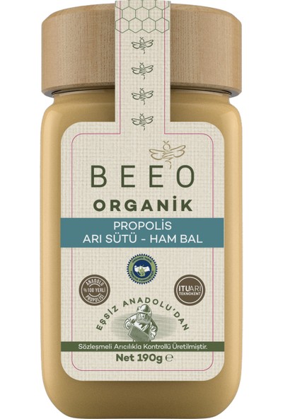 Bee'o Organik Propolis Arı Sütü Ham Bal