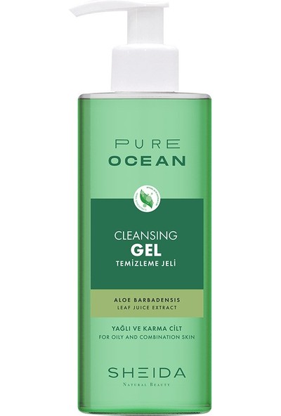 Sheida Pure Ocean Temizleme Jeli - Yağlı Ve Karma Ciltler 250 Ml Sheida Pure Ocean Temizleme Jeli - Yağlı Ve Karma Ciltler 250 Ml