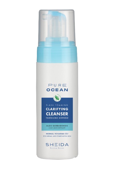 Sheida Pure Ocean Temizleme Köpüğü-Normal & Karma Ciltler 150 Ml Sheida Pure Ocean Temizleme Köpüğü-Normal & Karma Ciltler 150 Ml