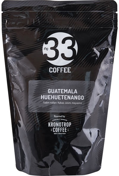 Kronotrop No:33 Guatemala Filtre Kahve 250 gr Kronotrop No:33 Guatemala Filtre Kahve 250 gr