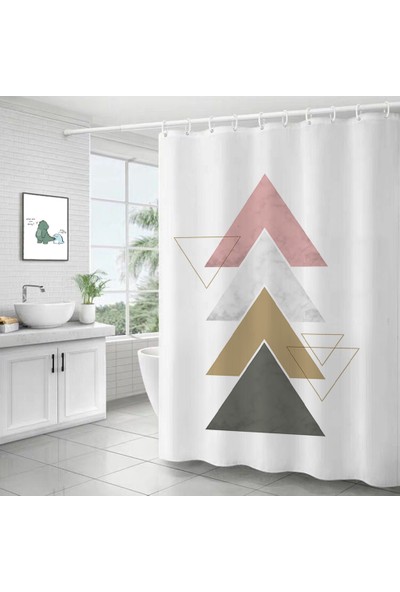 Yilegou 180X180CM Desenli Su Geçirmez Banyo Perdesi - Çok Renkli (Yurt Dışından) Yilegou 180X180CM Desenli Su Geçirmez Banyo Perdesi - Çok Renkli (Yurt Dışından)