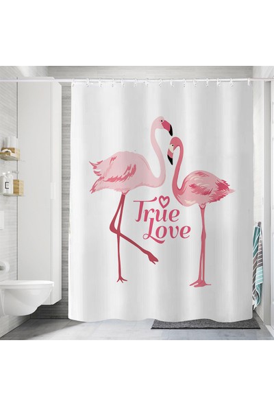 Yilegou 180X180CM Desenli Su Geçirmez Banyo Perdesi - Pembe (Yurt Dışından) Yilegou 180X180CM Desenli Su Geçirmez Banyo Perdesi - Pembe (Yurt Dışından)