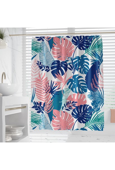 Yilegou 180X180CM Desenli Su Geçirmez Banyo Perdesi - Mavi (Yurt Dışından) Yilegou 180X180CM Desenli Su Geçirmez Banyo Perdesi - Mavi (Yurt Dışından)