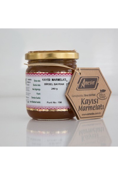 Amesia Kayısı Marmelatı 240 gr Amesia Kayısı Marmelatı 240 gr