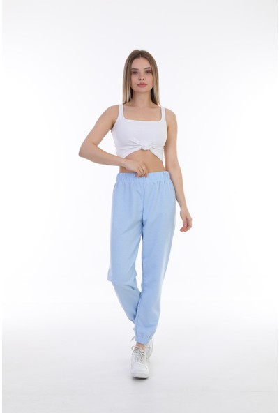 Arvin Kadın Paçası Lastikli Iki Iplik Eşofman Arvin Kadın Paçası Lastikli Iki Iplik Eşofman