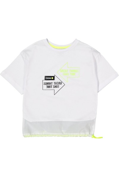 Erkek Çocuk Siyah-Beyaz Tişört Şortlu Takım Yeni Tasım Tuffy (Çocuk Şort+Tişört Takım)