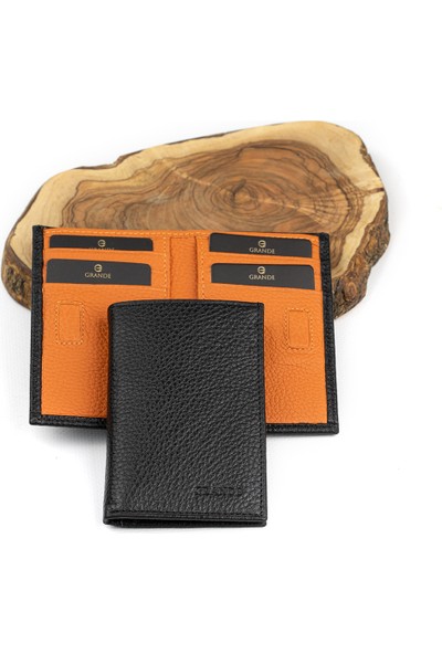 844 Grande Deri Mıknatıslı Küçük Boy Kartlık & Cüzdan