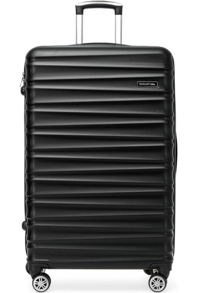 Travel Soft Nıva -B 2pr Siyah Unisex Büyük Boy Valiz