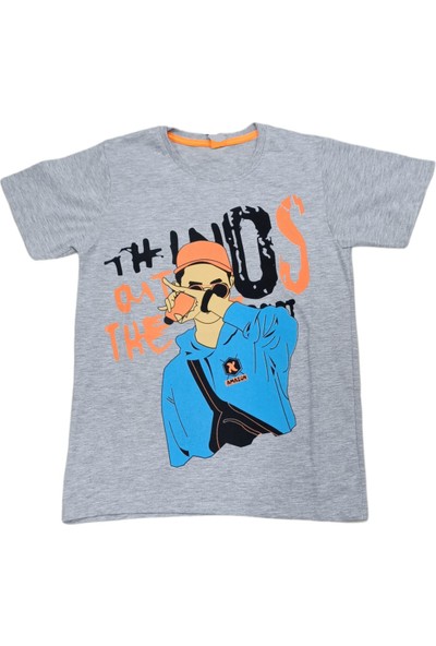 Xamazon Erkek Çocuk Çift Taraf Desenli Tişört