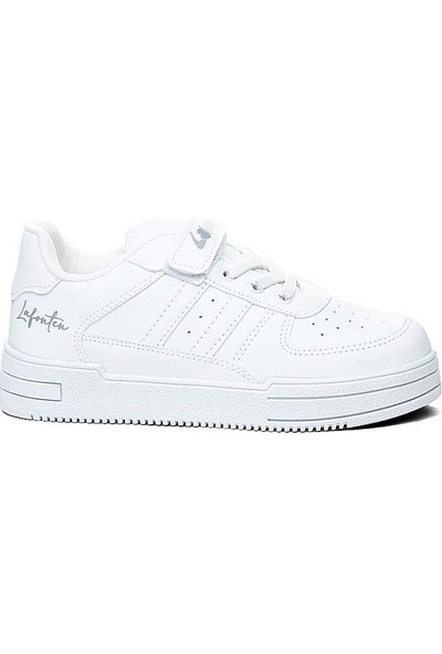 Albishoes Yeni Sezon Cırtlı Striped Şerit Desen Mevsimlik Cilt Çocuk Sneaker