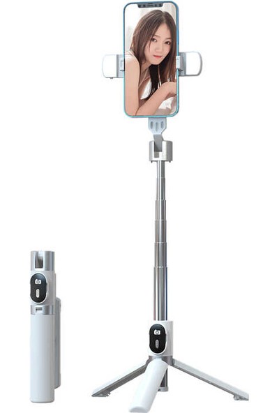 Dexmon Profesyonel Selfie Çubuğu Bluetooth Özellikli Çok Fonksiyonlu 360 Derece Dönen Katlanabilir Tasarım Dexmon Profesyonel Selfie Çubuğu Bluetooth Özellikli Çok Fonksiyonlu 360 Derece Dönen Katlanabilir Tasarım