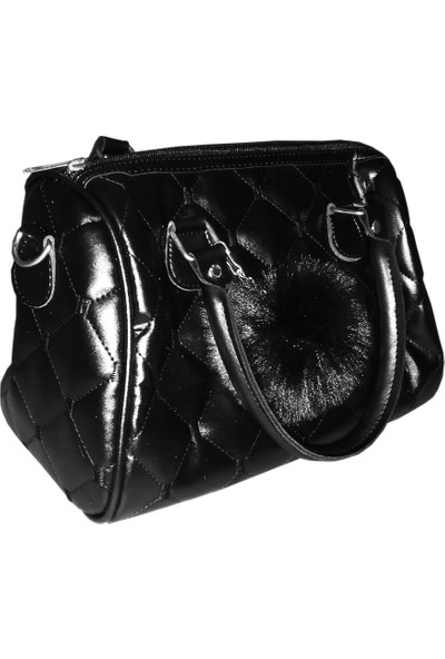 Çanta Kalbim Ponpon Serisi Bayan Omuz&el Çantası