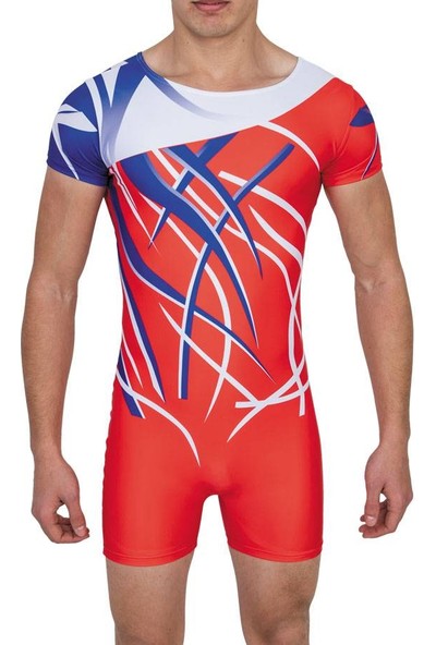 Rhytmine 543 Baskılı Jimnastik Tulum