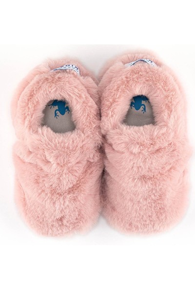 Hopfrög Furry Furry Pembe Kürk Patik