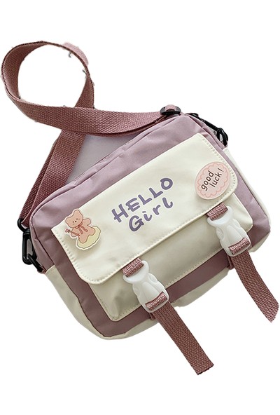 Wizmy Canvas Messenger Küçük Kare Tek Omuz Çantası (Yurt Dışından)