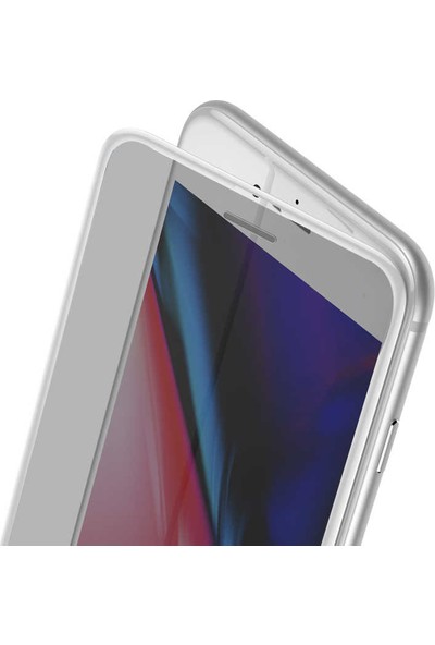 ZORE Apple iPhone Se 2022 Zore Anti-Dust Privacy Temperli Ekran Koruyucu - Beyaz ZORE Apple iPhone Se 2022 Zore Anti-Dust Privacy Temperli Ekran Koruyucu - Beyaz
