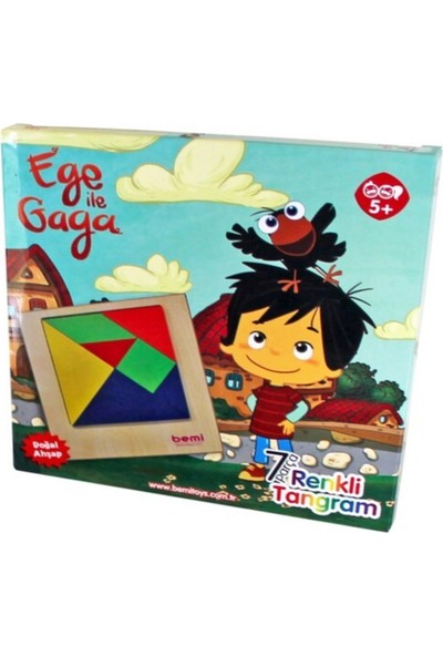 Kahraman Oyuncak Ege Ile Gaga Renkli 7li Tangram Kahraman Oyuncak Ege Ile Gaga Renkli 7li Tangram