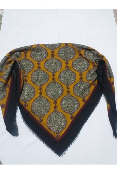 Suvel İpek Kare Yün Eşarp Şal