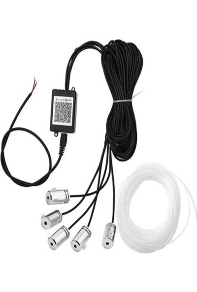 BTL Araç Içi Atmosfer Ambiyans LED Neon Rgb App Kontrollü 5 Parça