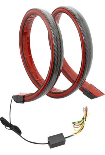 BTL Rgb Ledli Spoyler Karbon Desenli Esnek Universal 120 cm BTL Rgb Ledli Spoyler Karbon Desenli Esnek Universal 120 cm