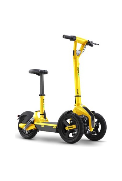 Doohan Ilark Üç Teker Scooter Çanta Dahil - Sarı - 300 W Doohan Ilark Üç Teker Scooter Çanta Dahil - Sarı - 300 W