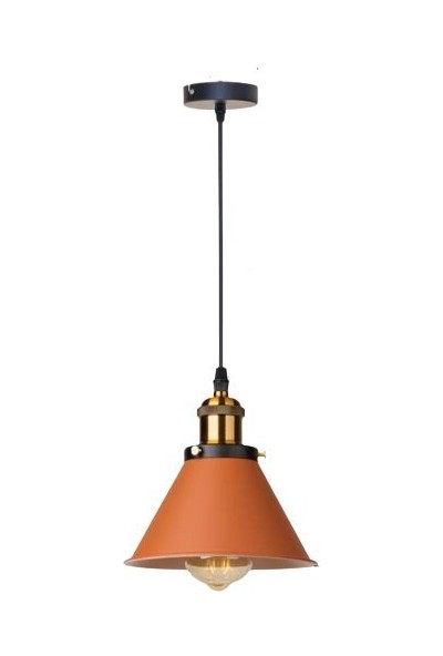Dylight Retro Dekoratif Tekli Bakır Rustik Metal Sarkıt Avize 17 cm Dylight Retro Dekoratif Tekli Bakır Rustik Metal Sarkıt Avize 17 cm