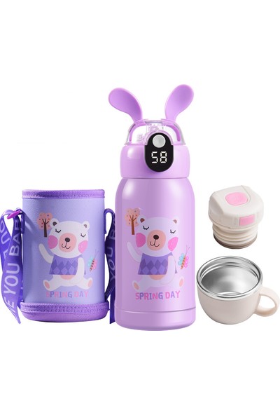 Ruicheng 500 ml. Paslanmaz Çelik Taşınabilir Yalıtımlı Çocuk Suluklar Mataralar (Yurt Dışından)