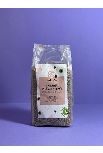 Pateca Şekersiz Kakaolu Pirinç Patlağı Pateca Şekersiz Kakaolu Pirinç Patlağı