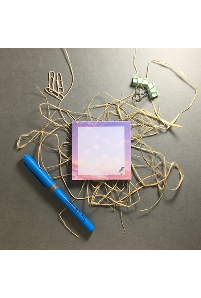 Note Zog Dizayn 8x8 Kırmızı Gökyüzü Memopad/notepad/defter Note Zog Dizayn 8x8 Kırmızı Gökyüzü Memopad/notepad/defter