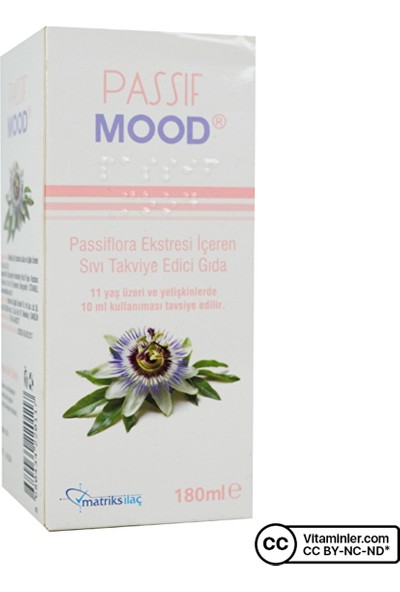 Matriks Passif Mood Passiflora Ekstraktı 180 ml Matriks Passif Mood Passiflora Ekstraktı 180 ml