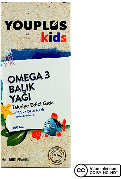 Youplus Kids Omega-3 Balık Yağı 100 ml Youplus Kids Omega-3 Balık Yağı 100 ml