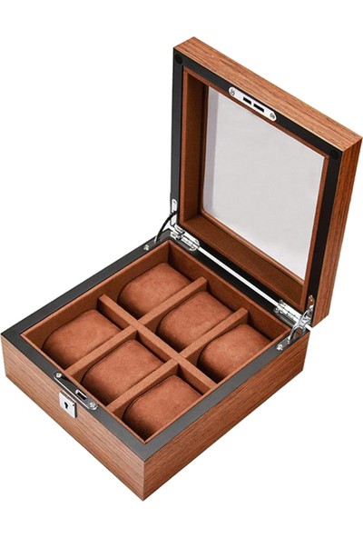 Aling 6 Bölmeli Saklama Kutusu - Kahverengi (Yurt Dışından) Aling 6 Bölmeli Saklama Kutusu - Kahverengi (Yurt Dışından)