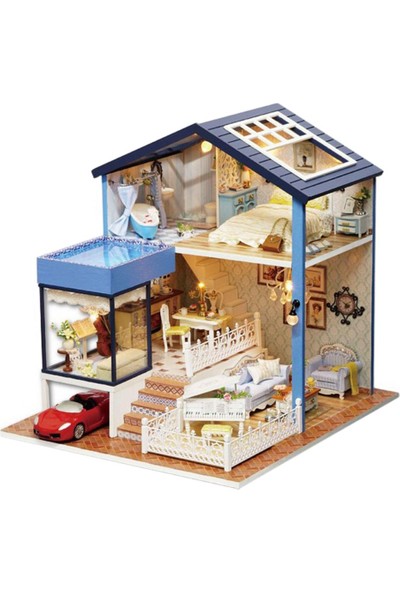 Newdv 1/24 Dıy Minyatür Dollhouse Kitleri Mobilya Hediyesi (Yurt Dışından)