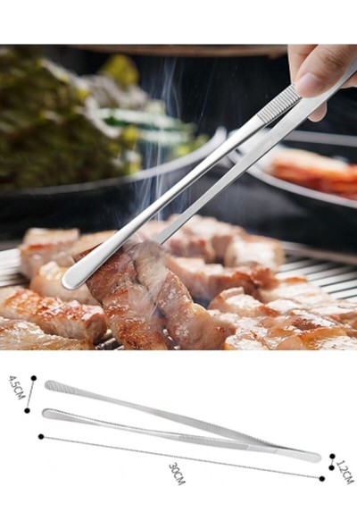 Hediye Filesi 3 Adet Şef Cımbızı 30 cm Barbekü Maşa Cımbızı Et Kızartma Maşası Profesyonel Maşa Cımbız Hediye Filesi 3 Adet Şef Cımbızı 30 cm Barbekü Maşa Cımbızı Et Kızartma Maşası Profesyonel Maşa Cımbız