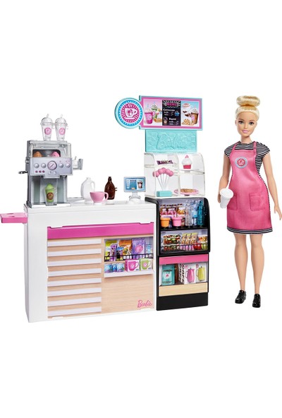 Barbie Barbie'nin Kahve Dükkanı Oyun Seti Barbie Barbie'nin Kahve Dükkanı Oyun Seti
