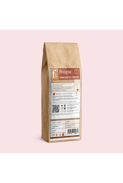 Fropie Edido Kavrulmuş Nitelikli Kahve Çekirdeği Etiyopya 2,5 kg